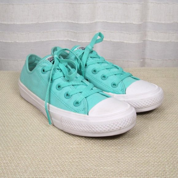 Converse | Shoes | Converse Chuck Taylor All Star Ii Tiffany Blue Size ...